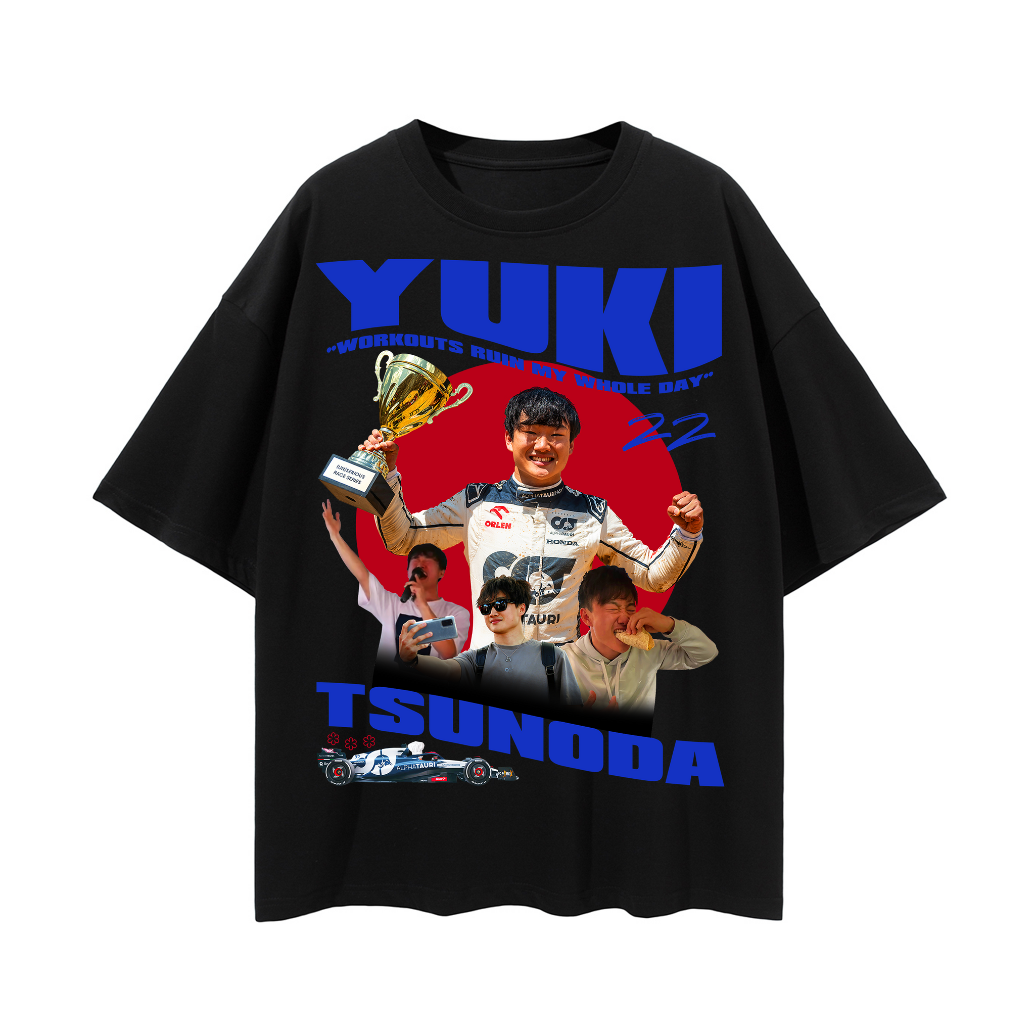 Yuki Tsunoda Tribute Tee – The Red Flags Merch