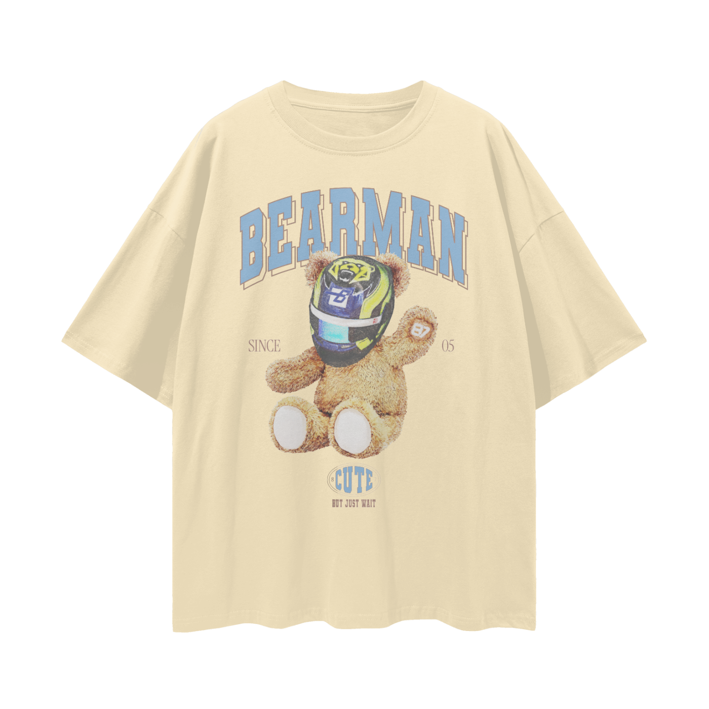 Teddy Ollie Bearman Tee – The Red Flags Merch